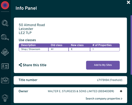 Nimbus | Feature - Info panel
